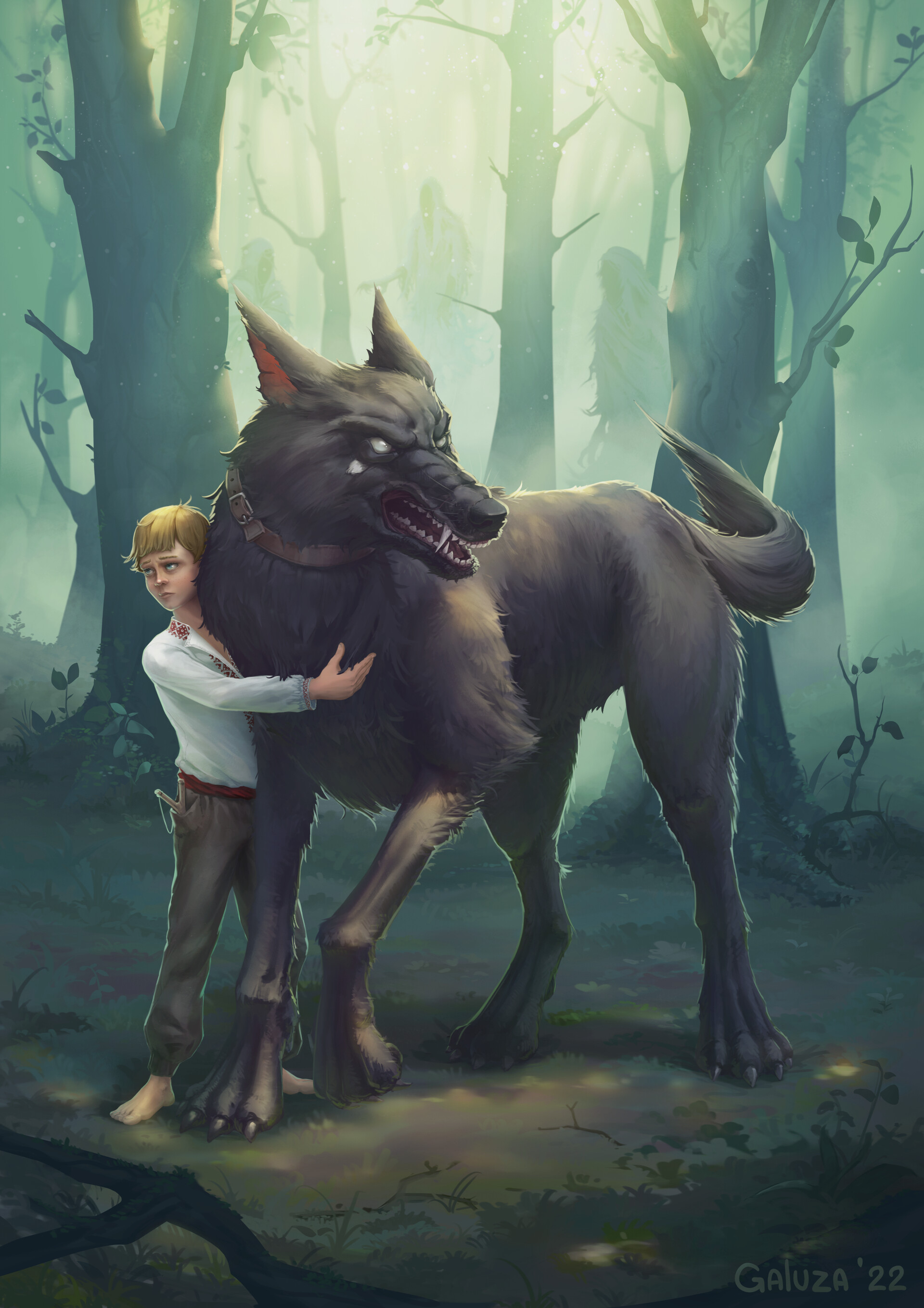 ArtStation - Yarchuk (Ukrainian mythology creature)