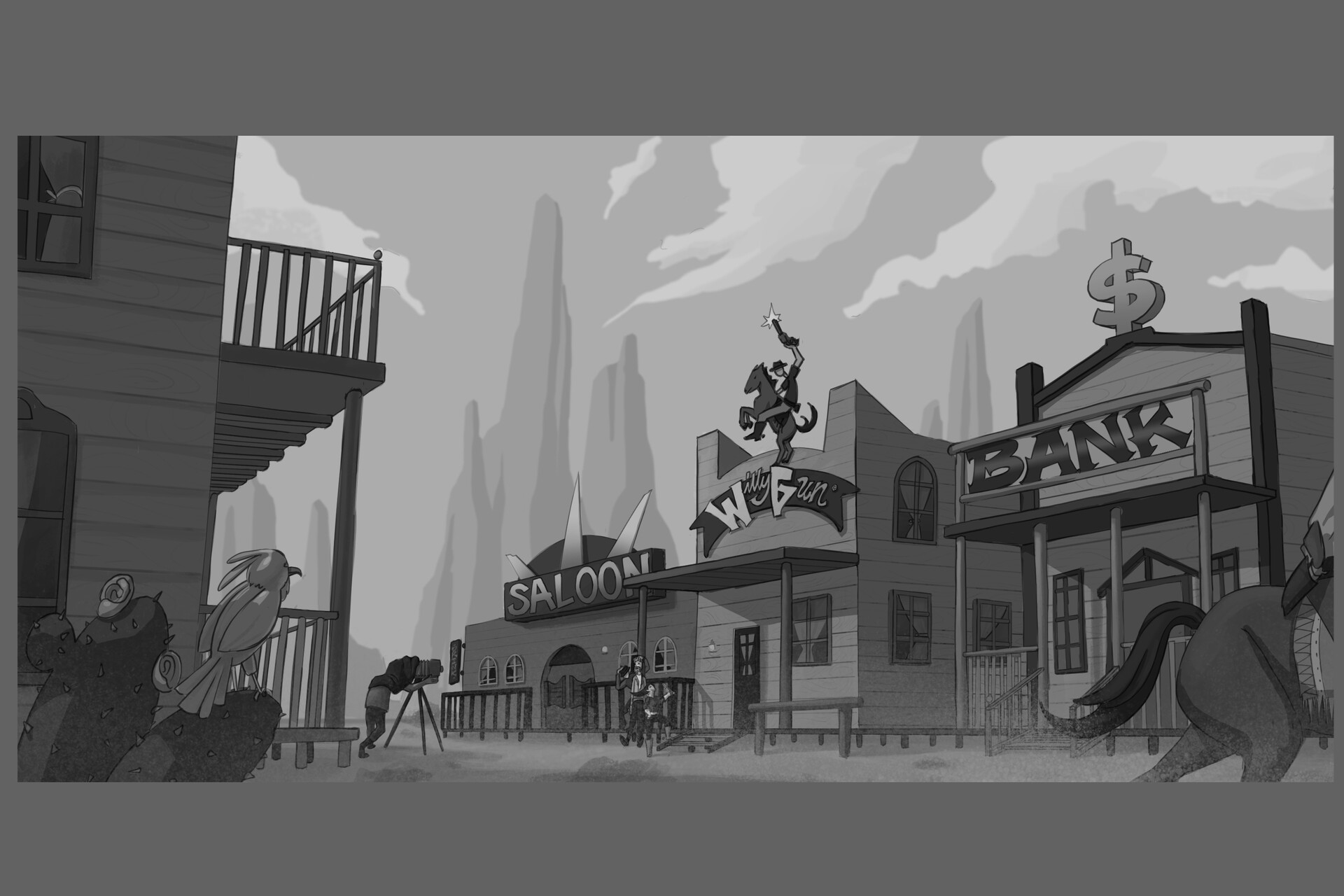 ArtStation - viejo oeste