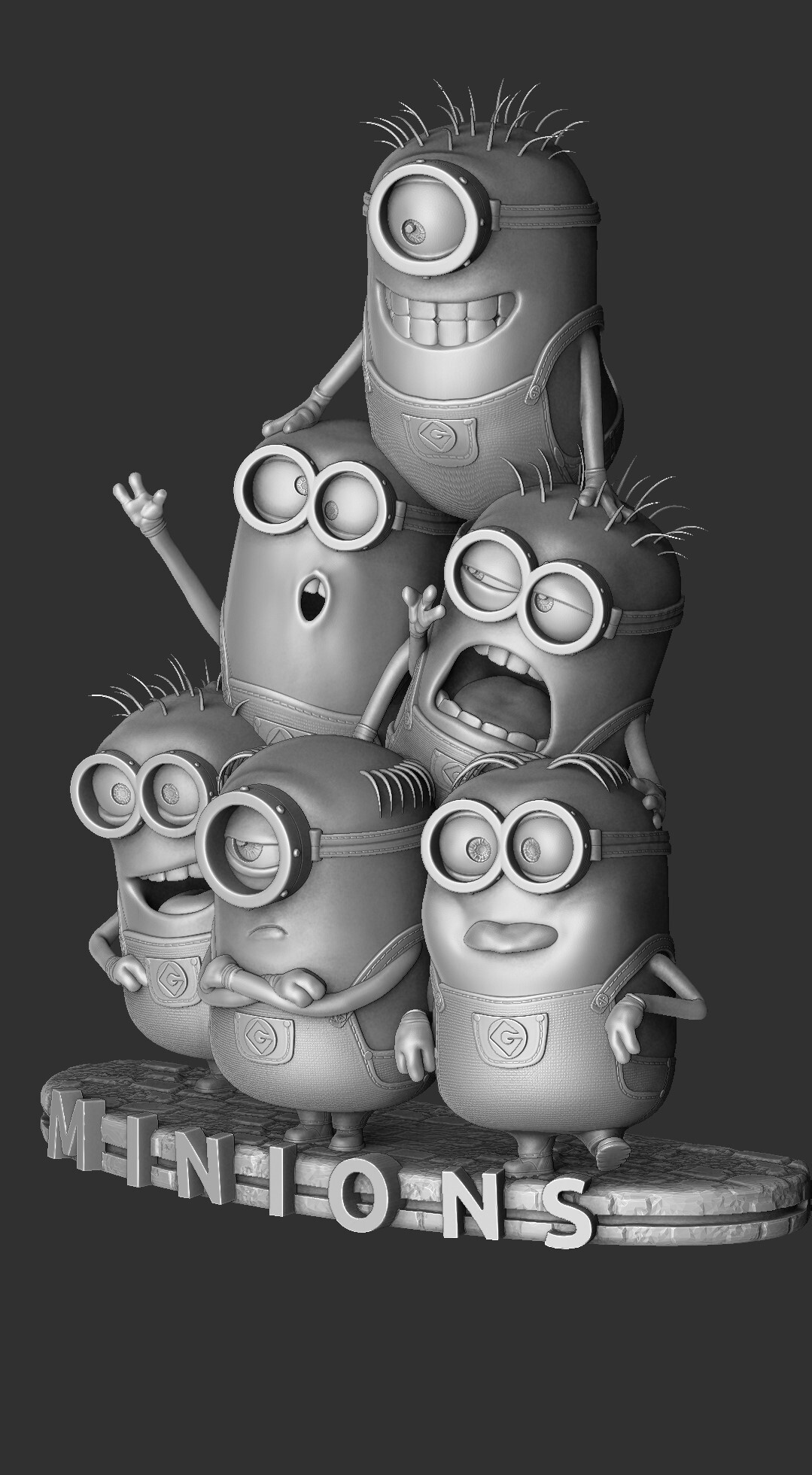 ArtStation - MINIONS FOR 3D PRINT COMBO STL