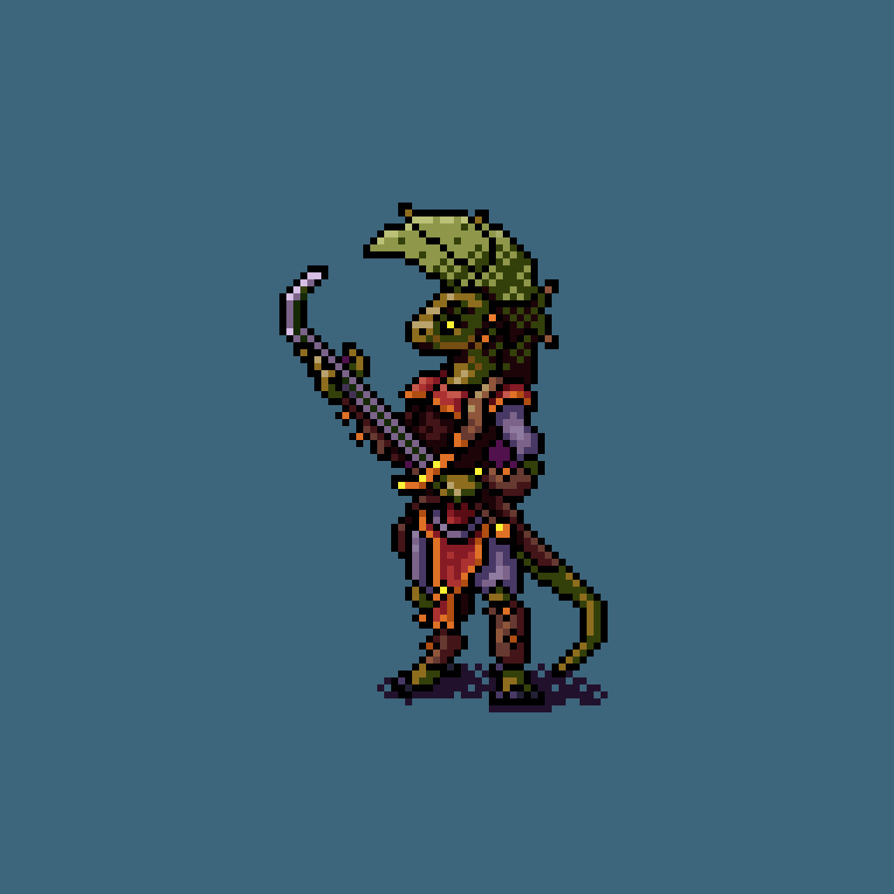 ArtStation - Lizard_warrior