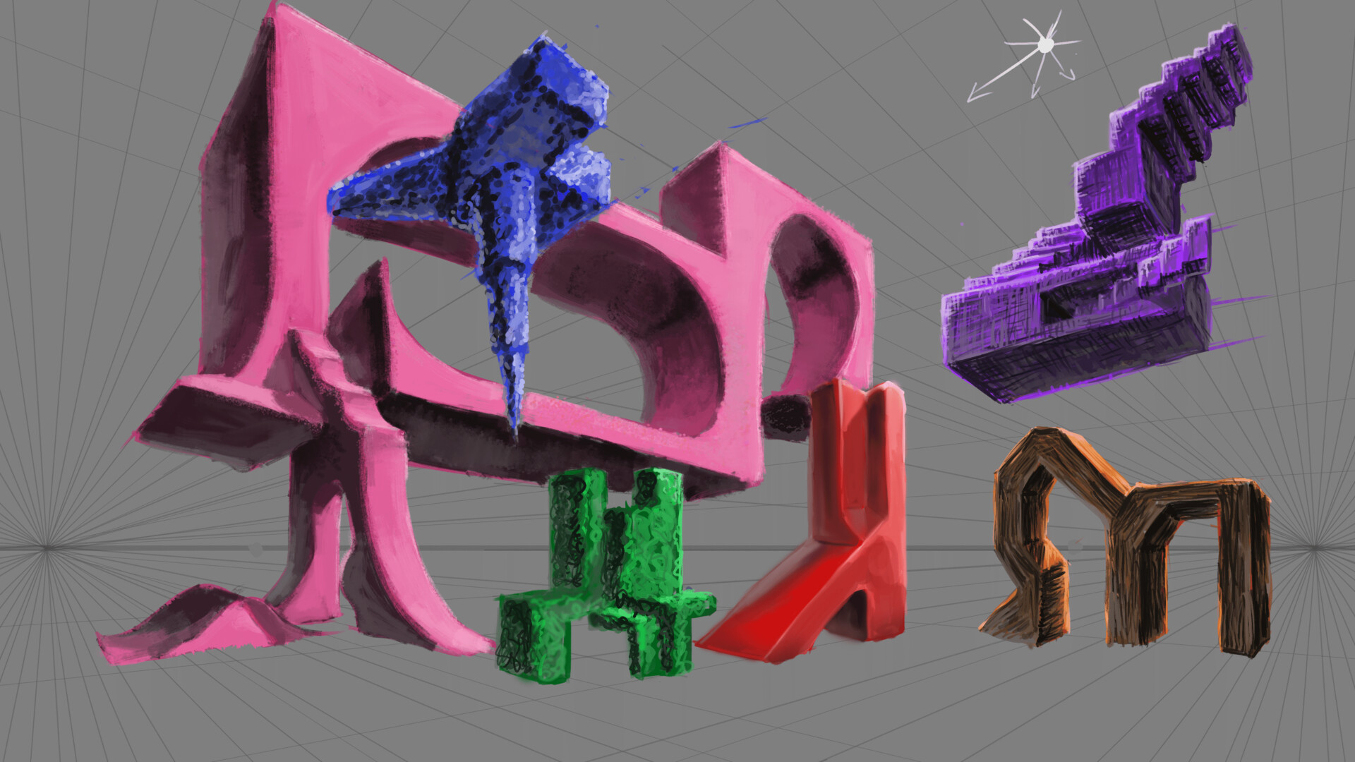 ArtStation - Some Perspective Practice