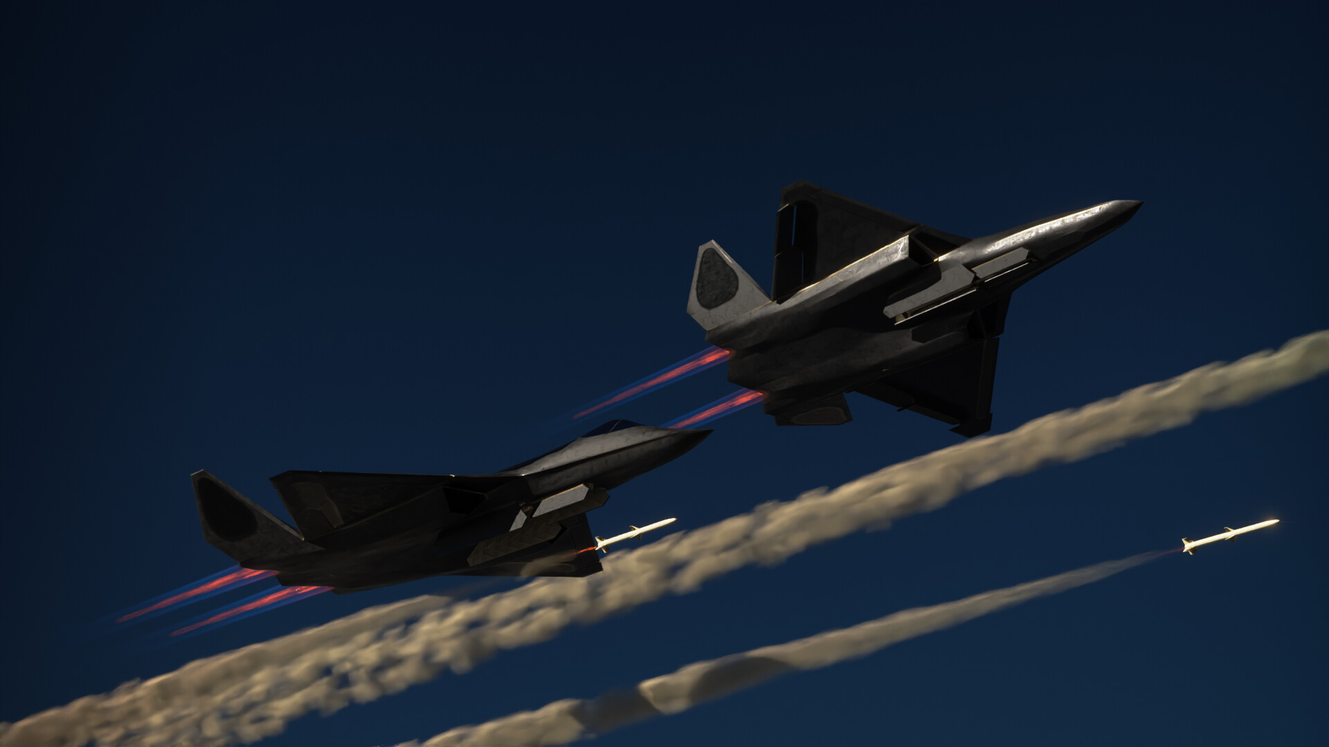 ArtStation - YF-23 Missile Launch Test