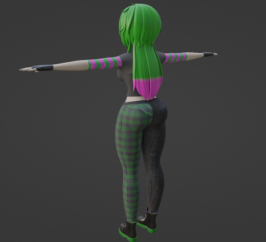 Stanley Duckerzon - Commission for MissSpider - Model completely made from scratch