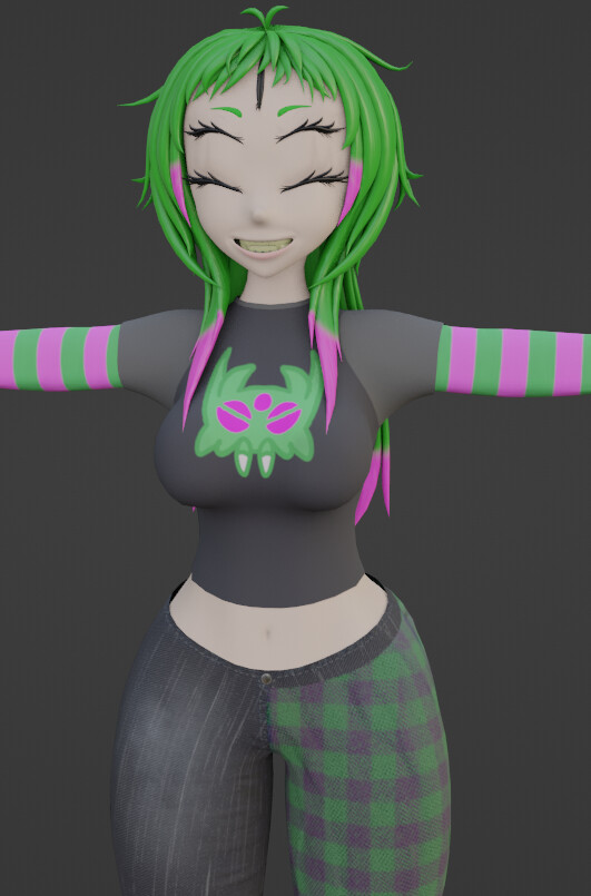 Stanley Duckerzon - Commission for MissSpider - Model completely made from scratch