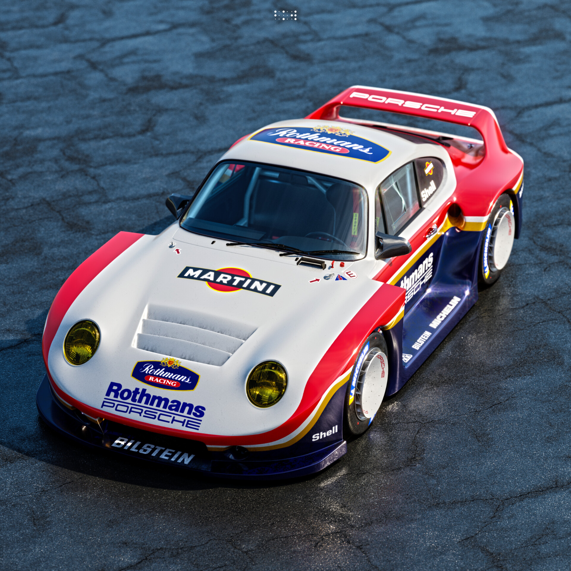 ArtStation - Porsche 959 / 961 Widebody Concept