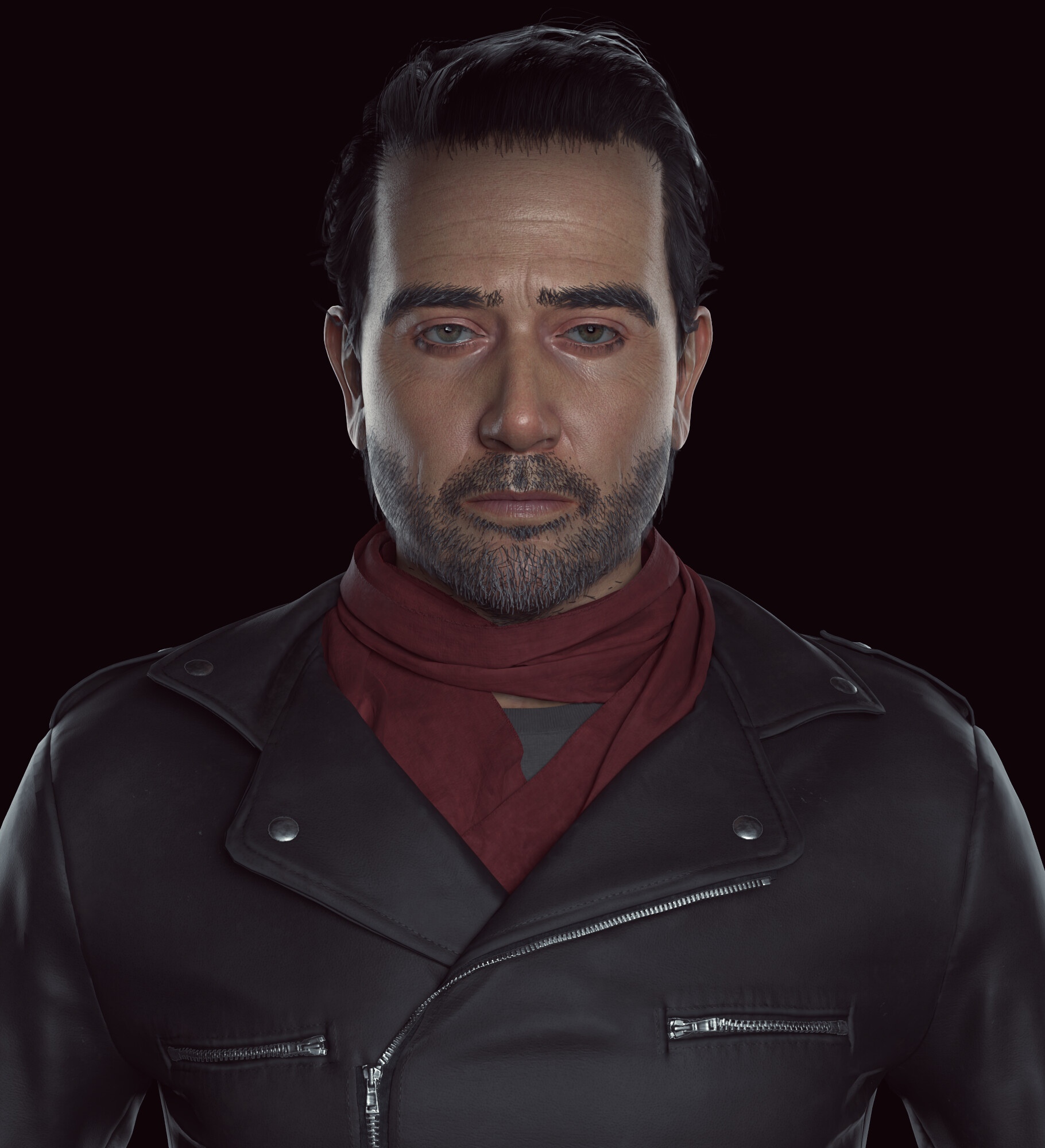 ArtStation - Negan " The Walking Dead"