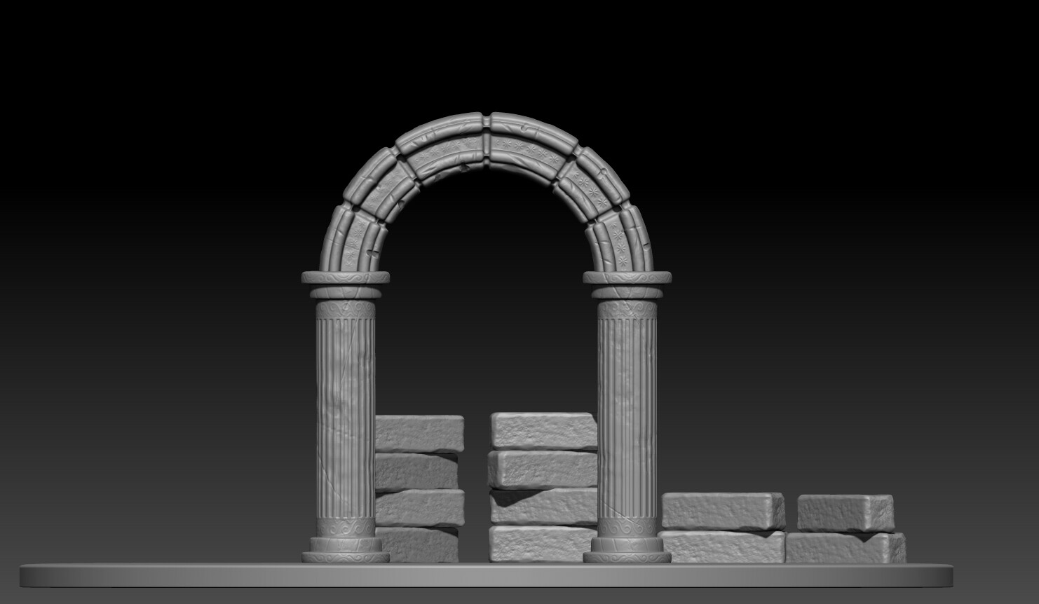 ArtStation - Pillar Modelling