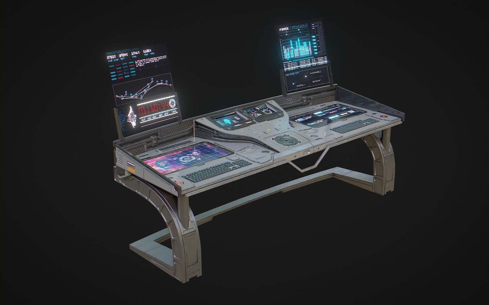 Adrian Kulawik - Sci fi control panel