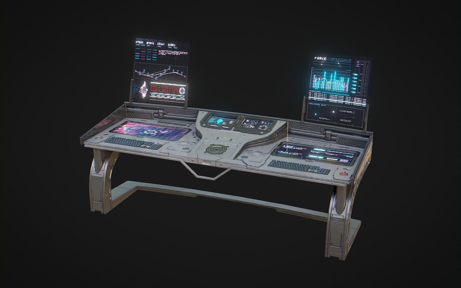 Adrian Kulawik - Sci fi control panel