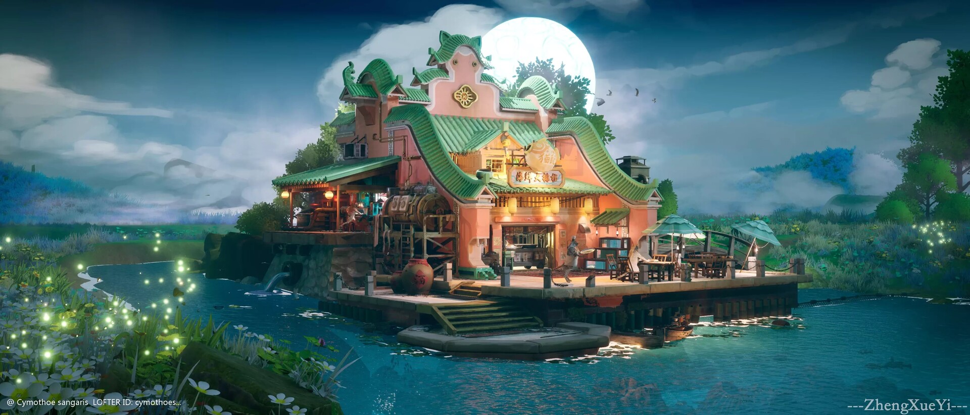 ArtStation - Cat seafood buffet猫咪自助餐