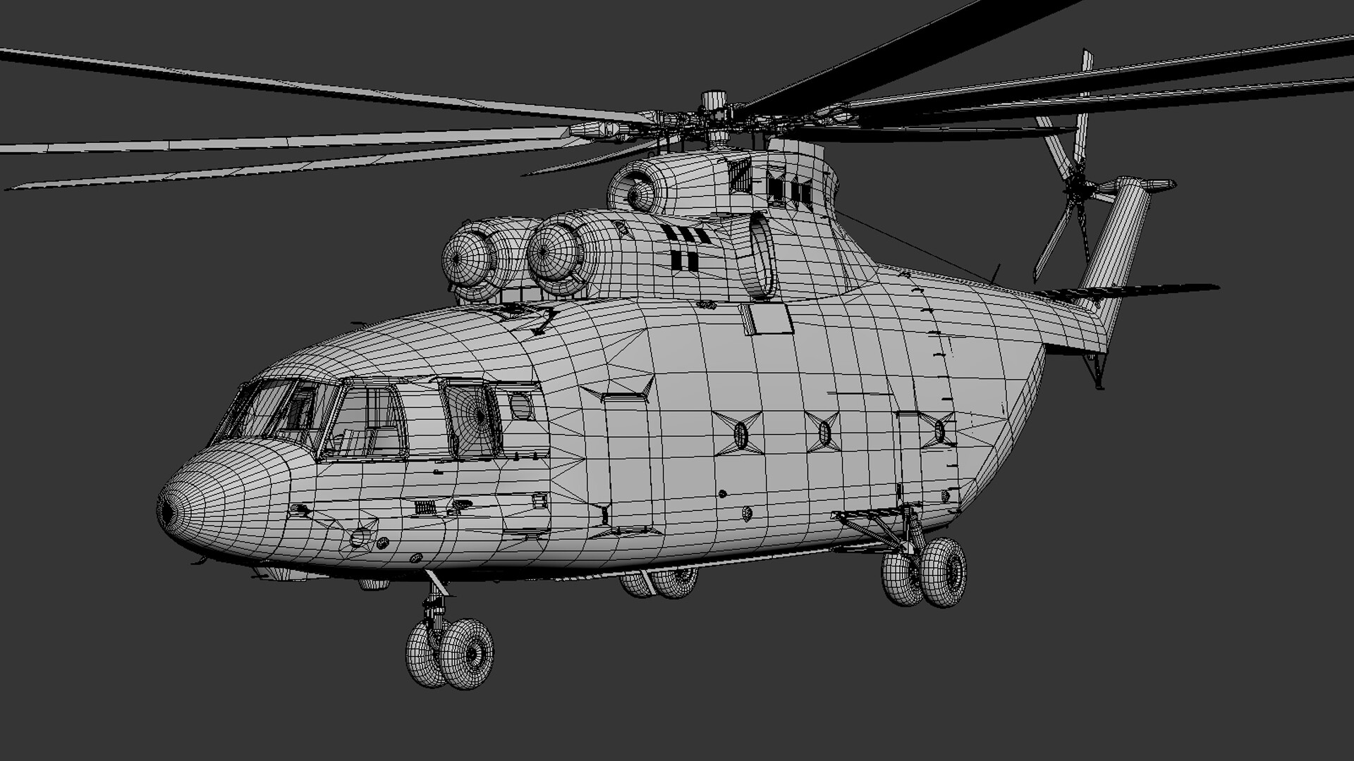 Tim Samedov - Mi-26 Halo 3D model