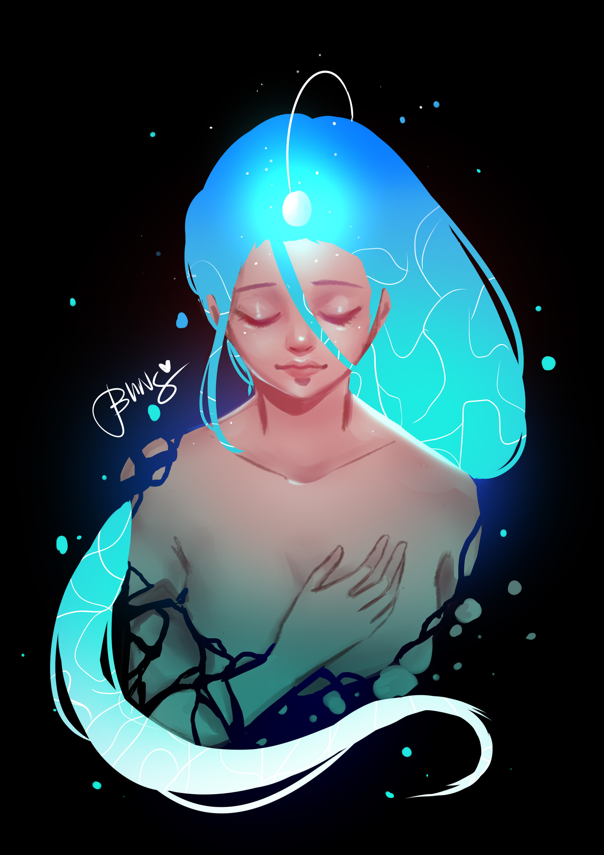 ArtStation - Lights under the sea