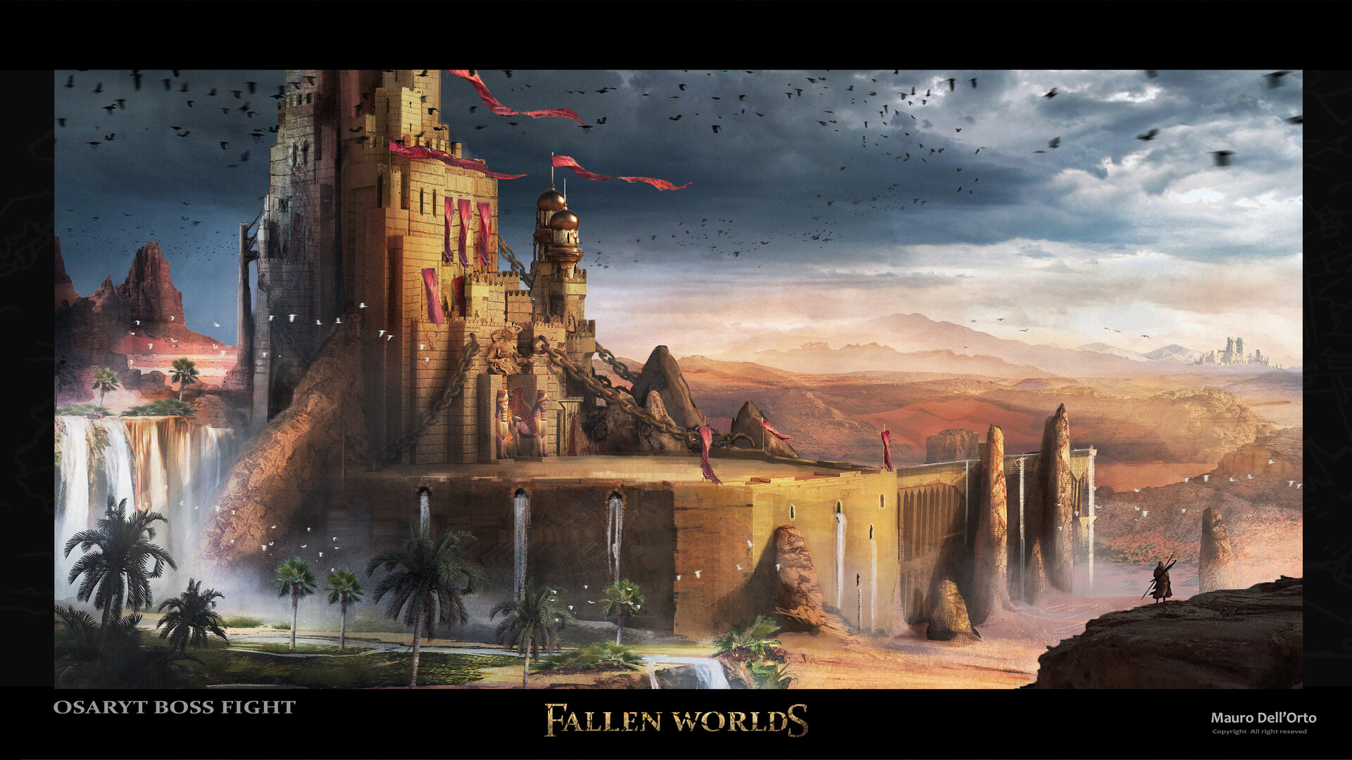 ArtStation - Desert boss arena concept - Fallen Worlds project