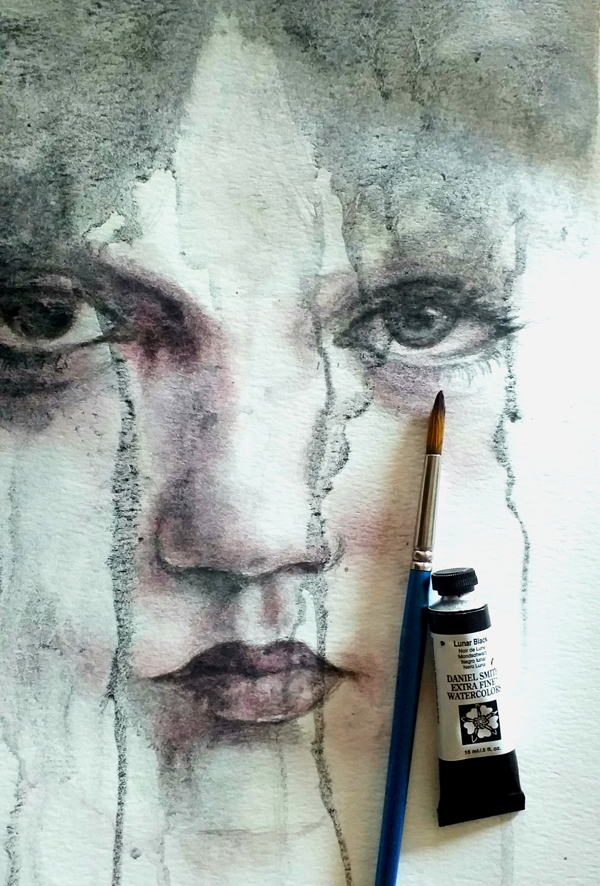 ArtStation - "WEDNESDAY" WATERCOLOR FANART