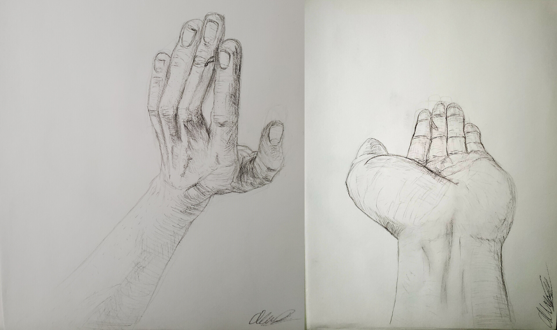 ArtStation - 2020 Sketchbook Journal: Hands