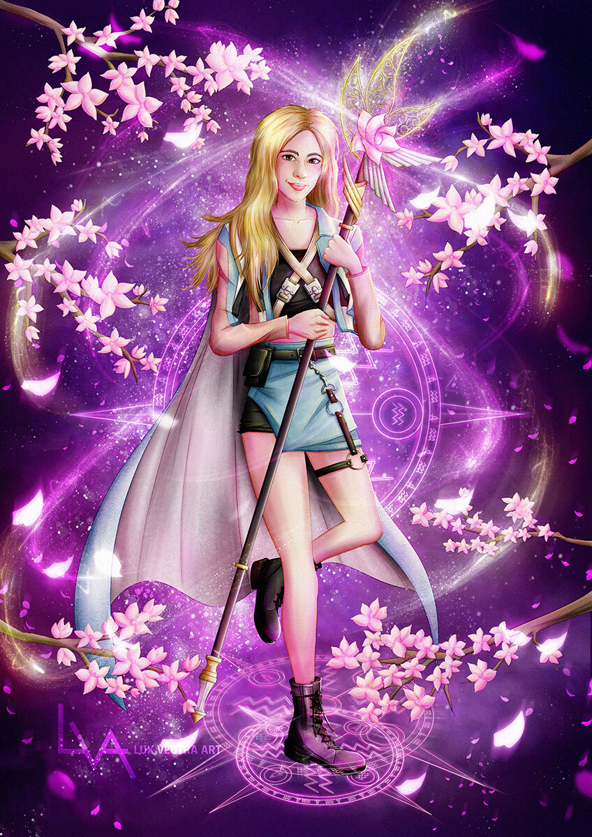 ArtStation - Enchanted Rose Mage