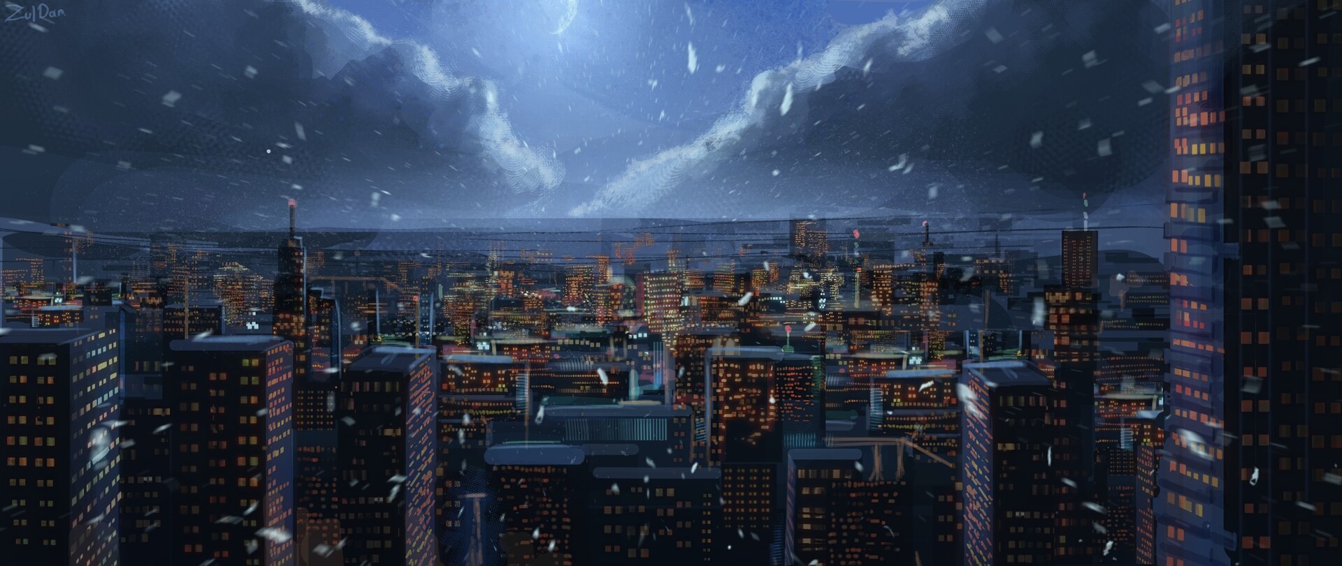 ArtStation - City scape art