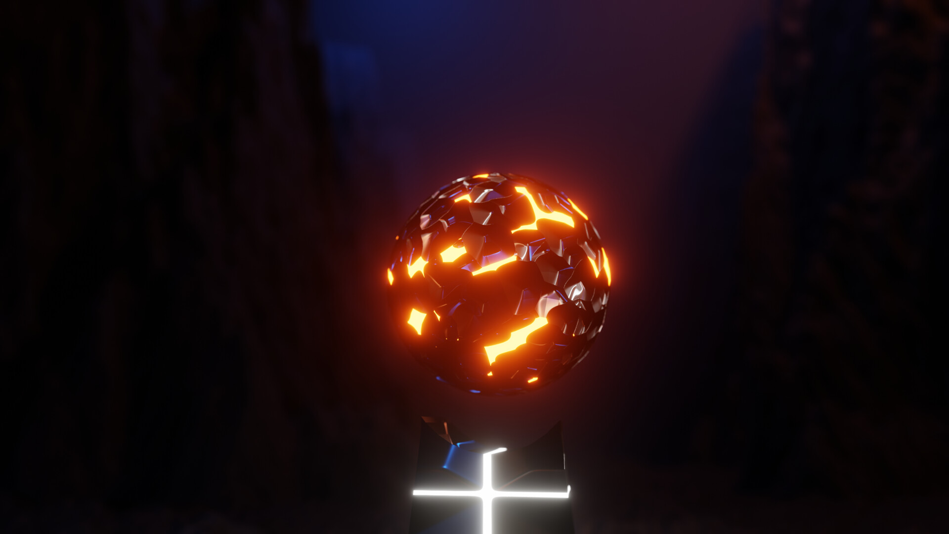 ArtStation - Glowing ball with mistery powers