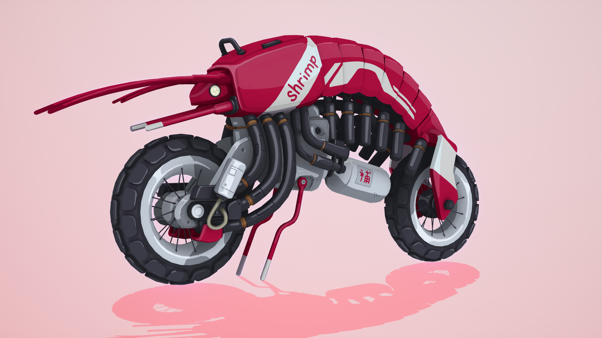 ArtStation - Shrimp Motorcycle