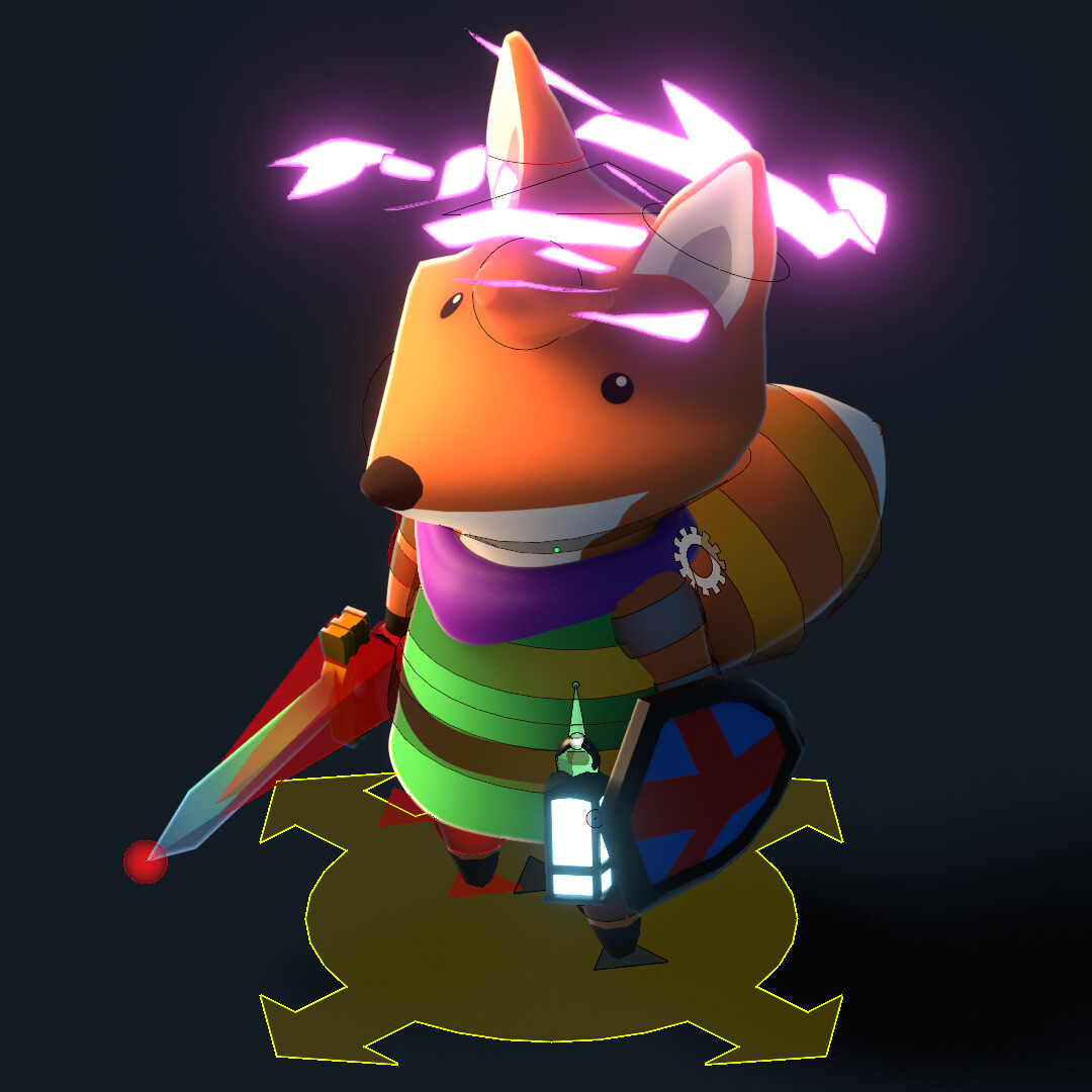 ArtStation - Tunic - Fox Model/Rig (Fan Art)