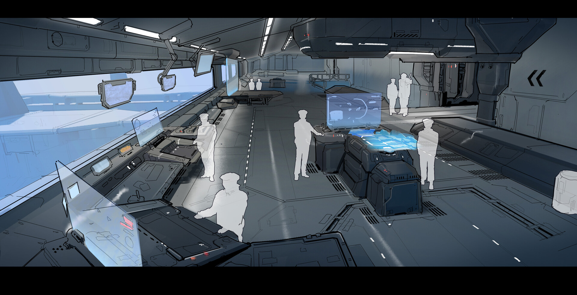 ArtStation - Command Tower Interior - T.E.R.N