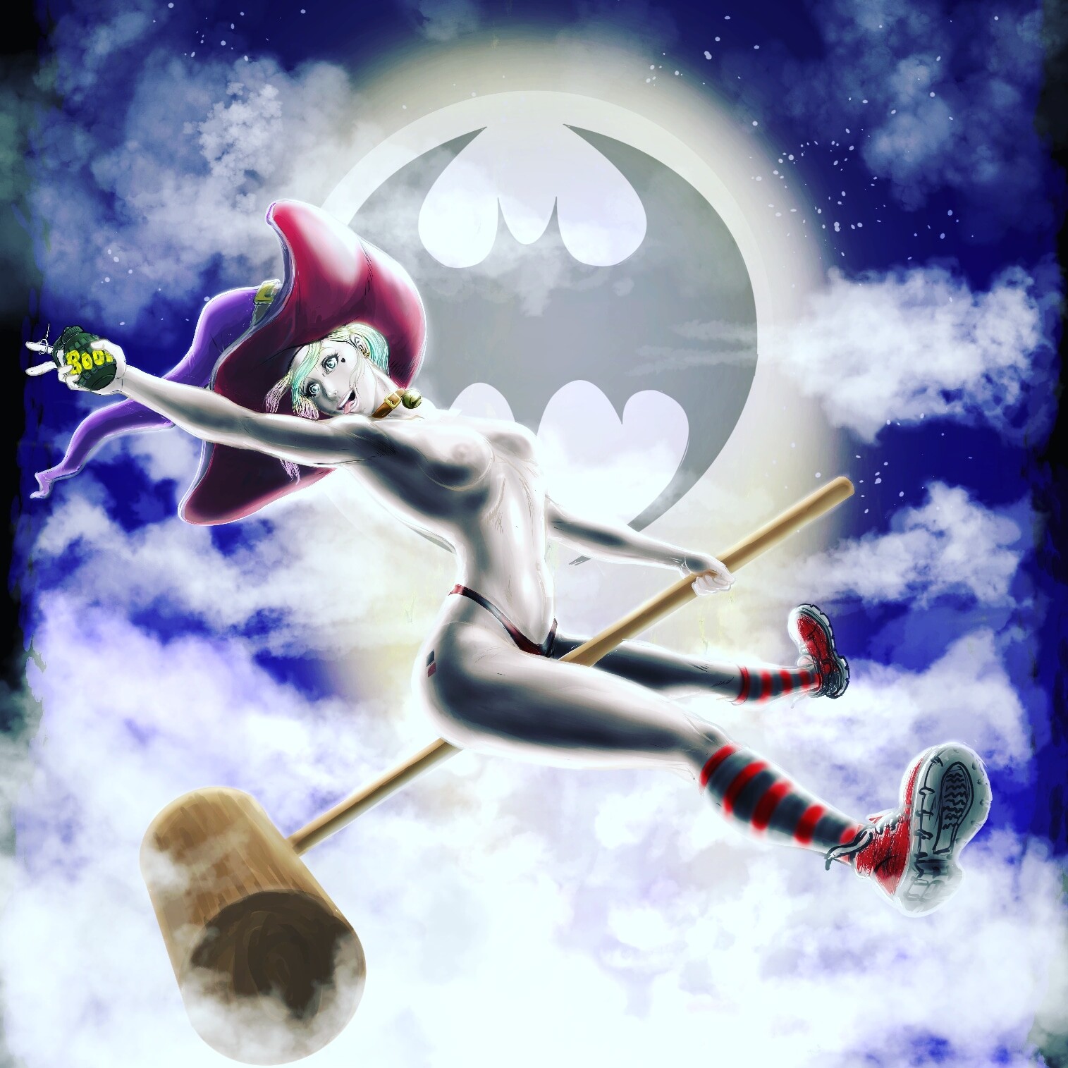 ArtStation - Harleyween unrated witch version