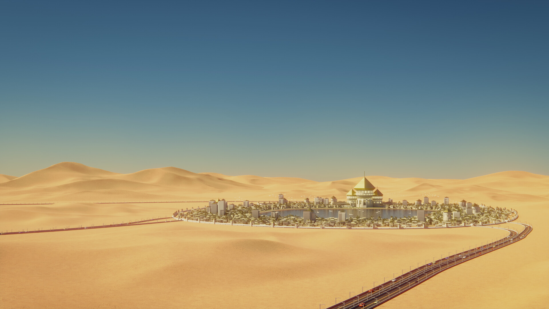 ArtStation - Oasis City