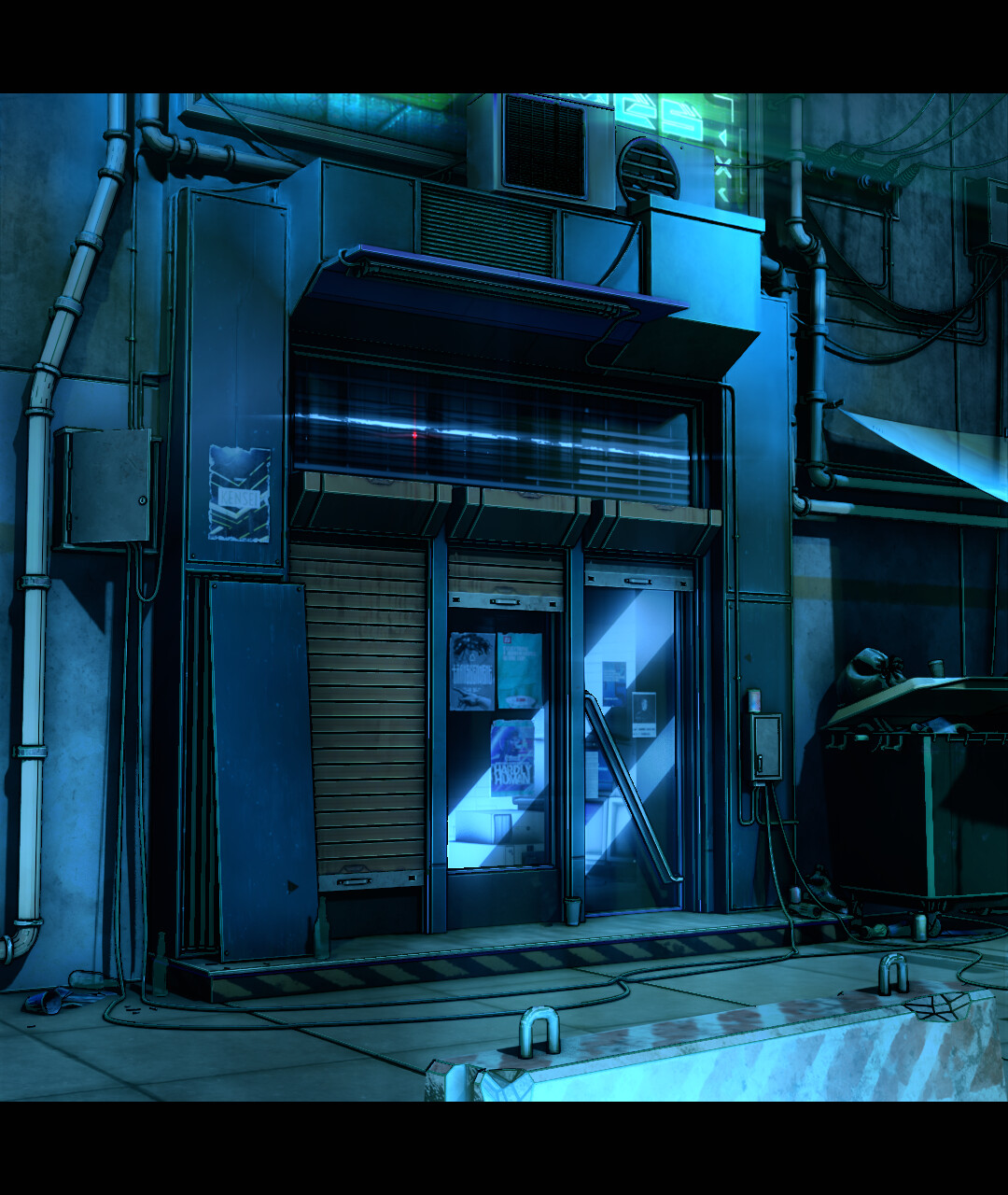 ArtStation - Anime Street Shop | Blender