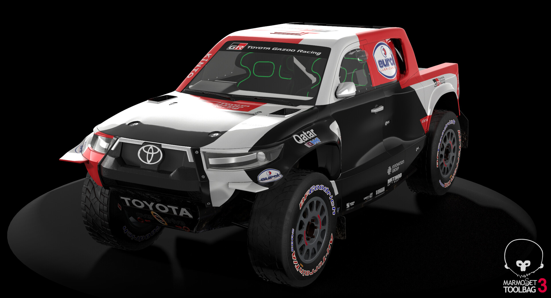 RaceArt by S_and_O - 3D model Toyota Hilux Dakar Rally