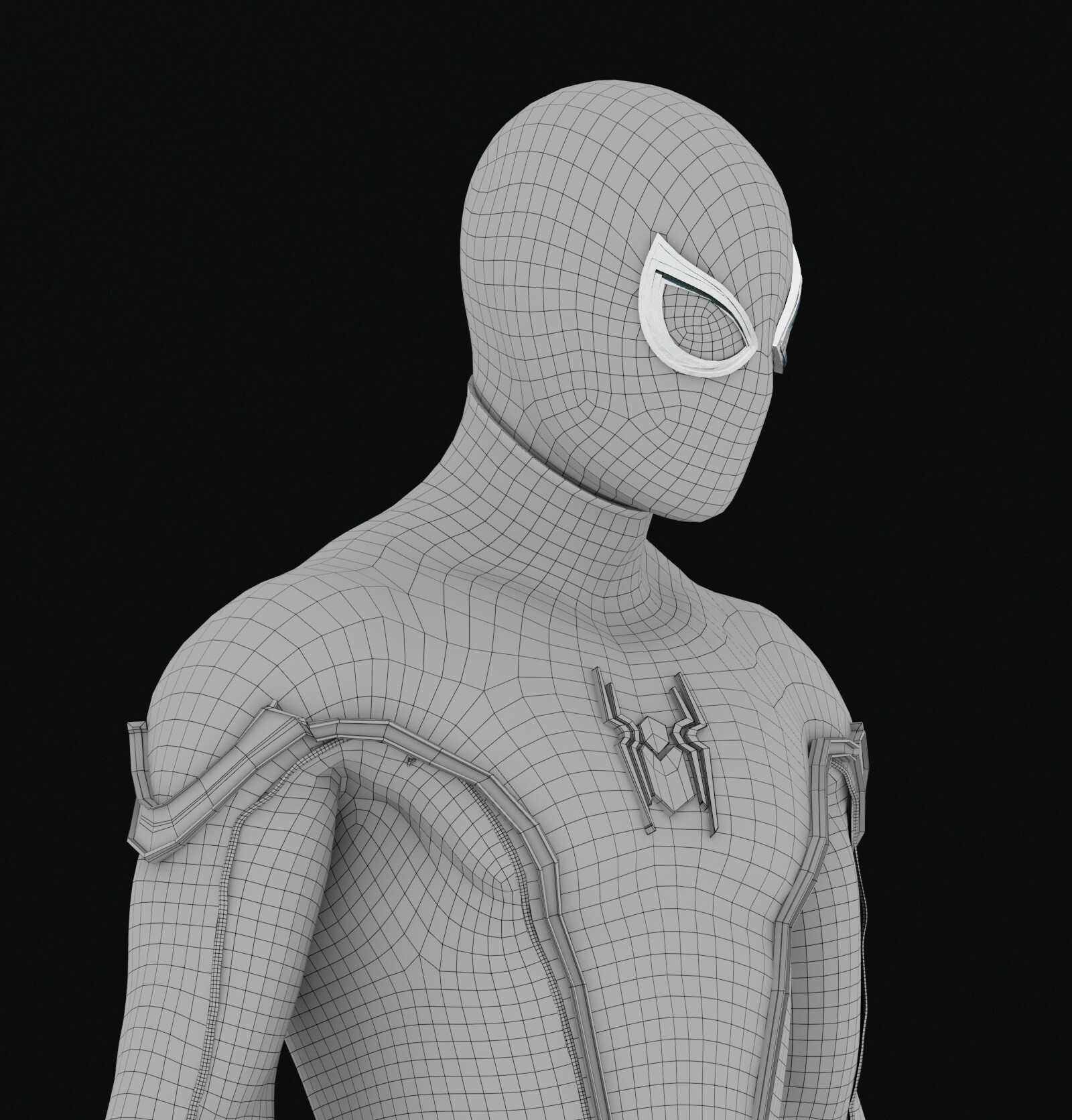 Washim 3D - BLACK CAT AND WHITE SPIDERMAN