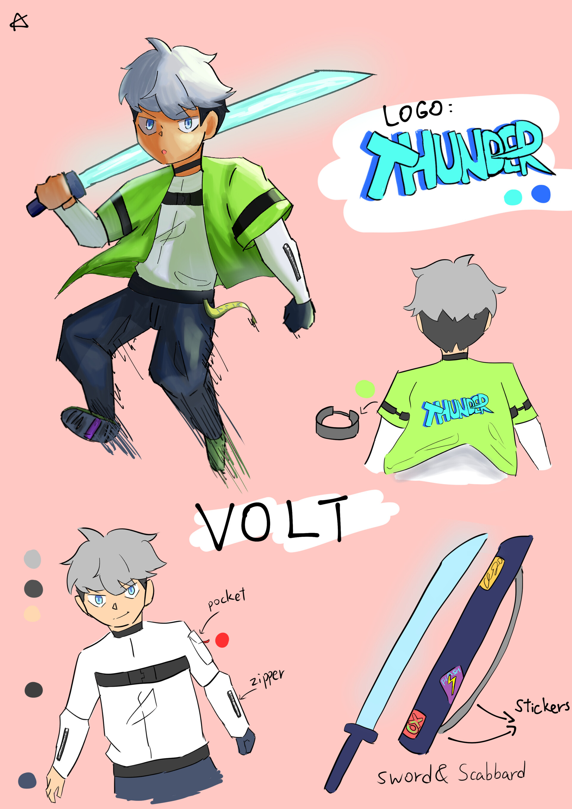 ArtStation - Volt (Character design)