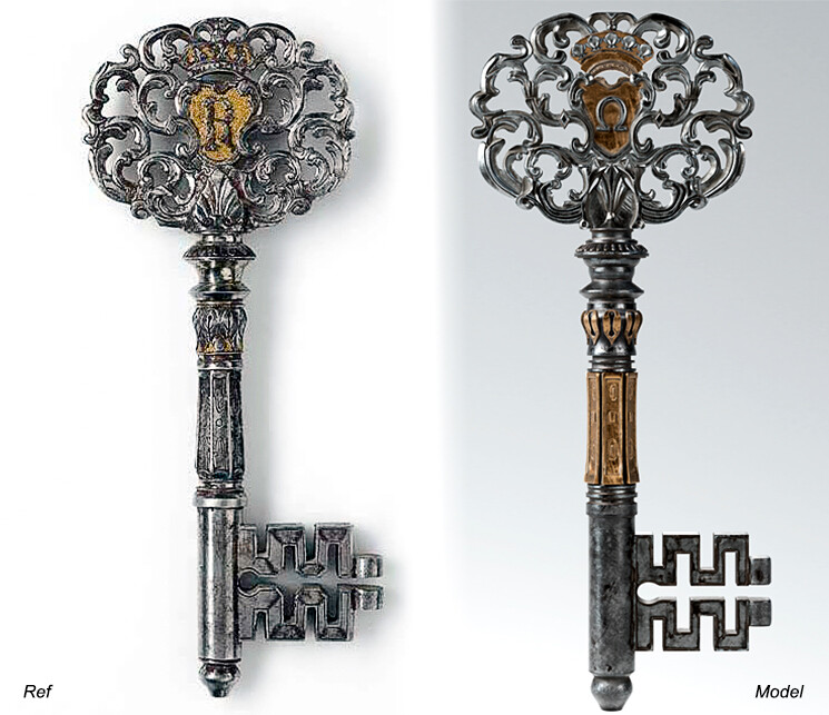 ornate key