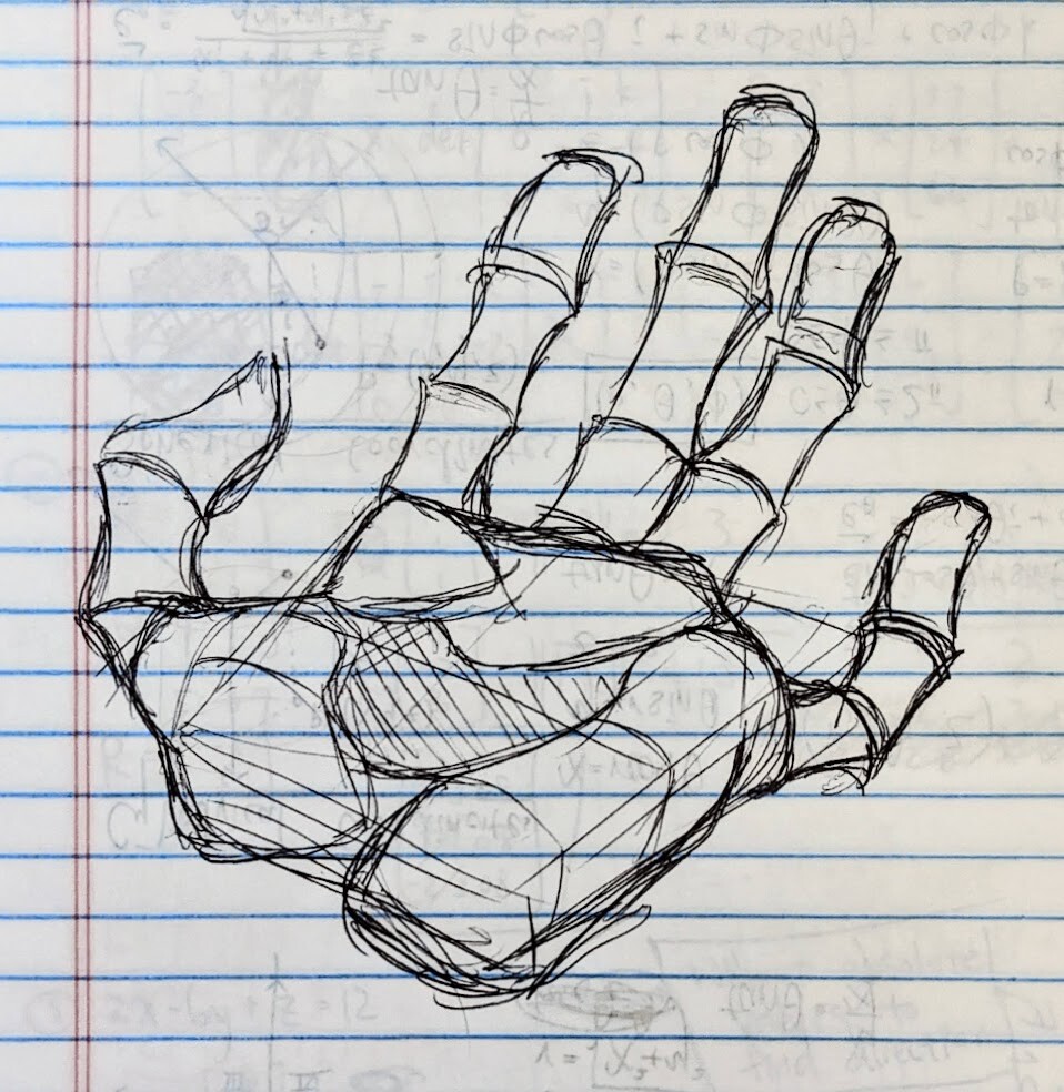ArtStation - Hand sketch
