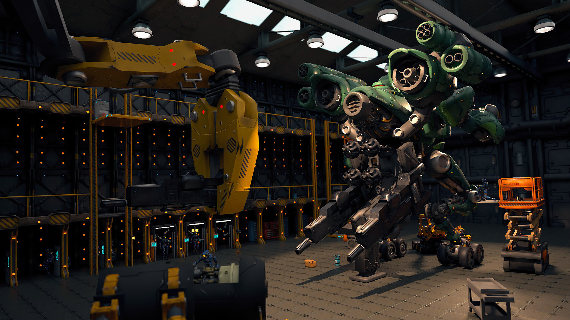 Li Liu - Grasshopper: Mech in Warehouse