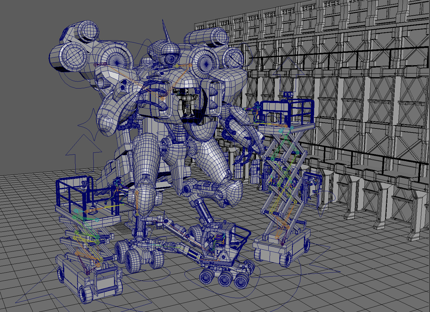 Li Liu - Grasshopper: Mech in Warehouse