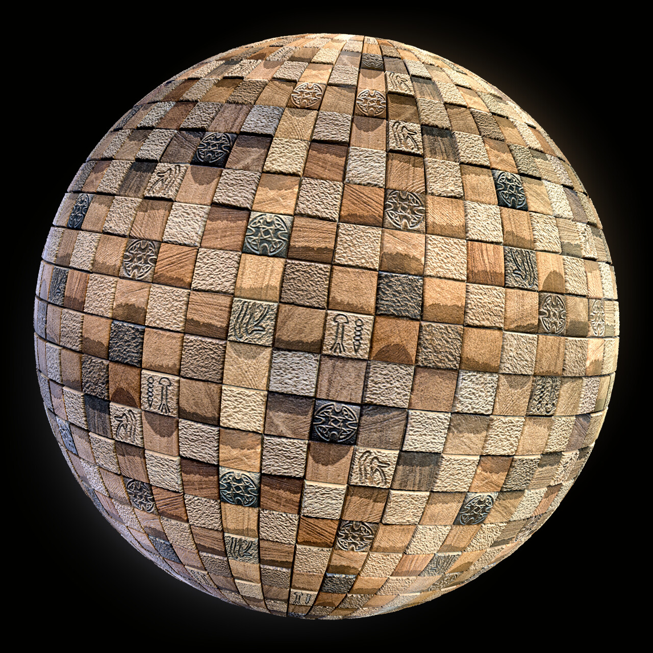 Ayaan S - Mosaic Tiles - Substance Material