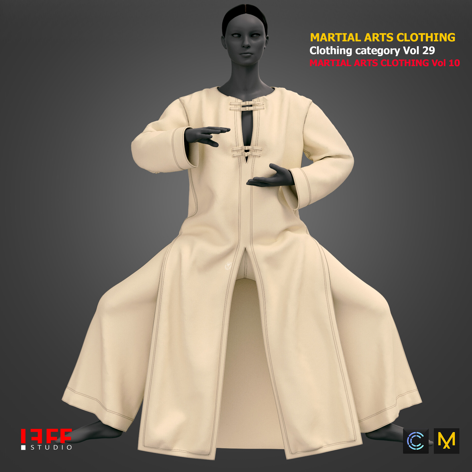ArtStation - MARTIAL ARTS CLOTHING 10