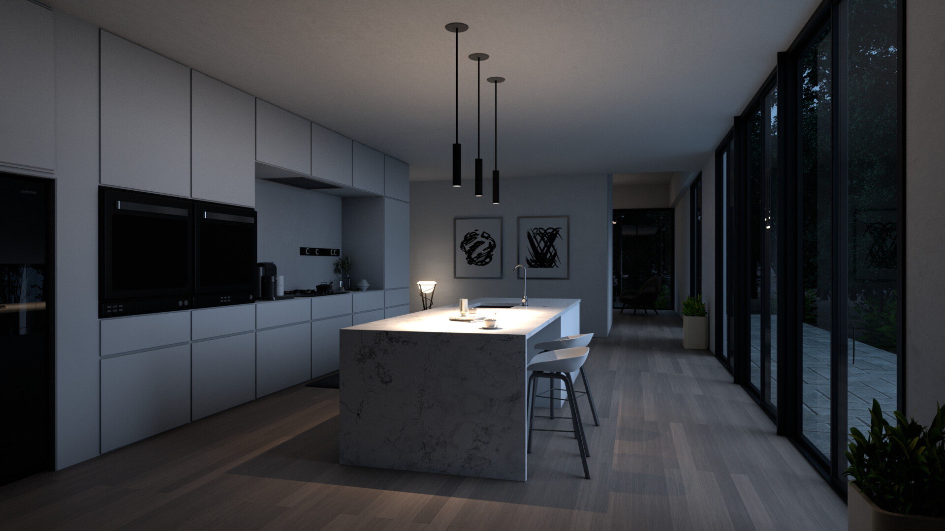 Monolith - Modern Kitchen - Early Morning