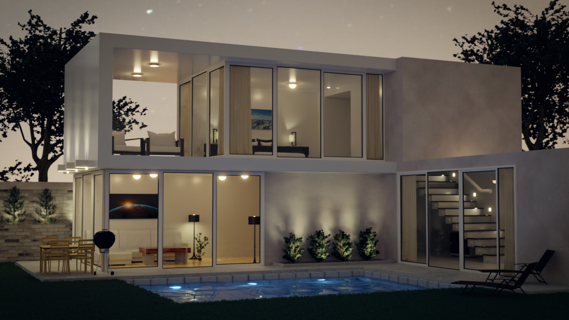 ArtStation - modern house