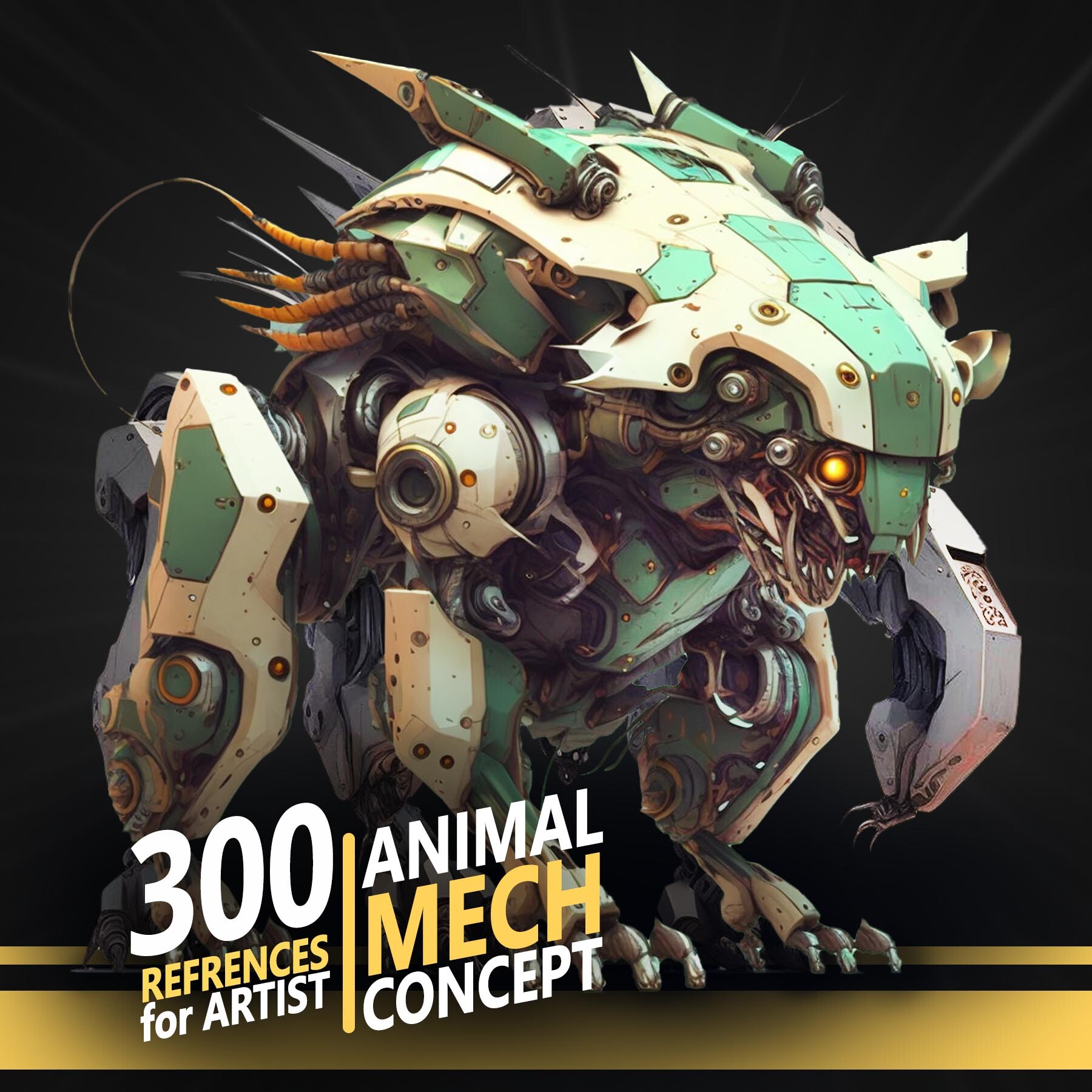 ArtStation - 300 Animal Mech Concept - References for Artist
