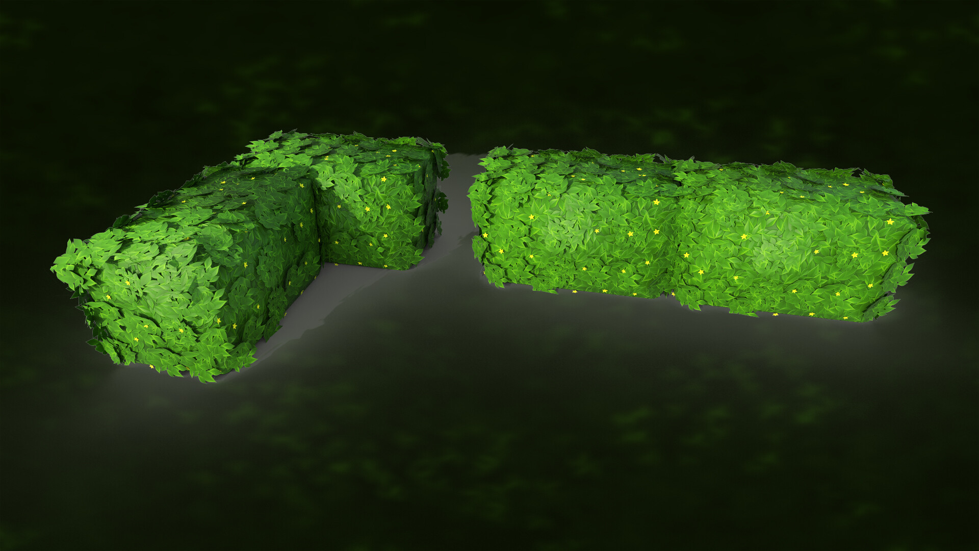 ArtStation - Stylized Bushes