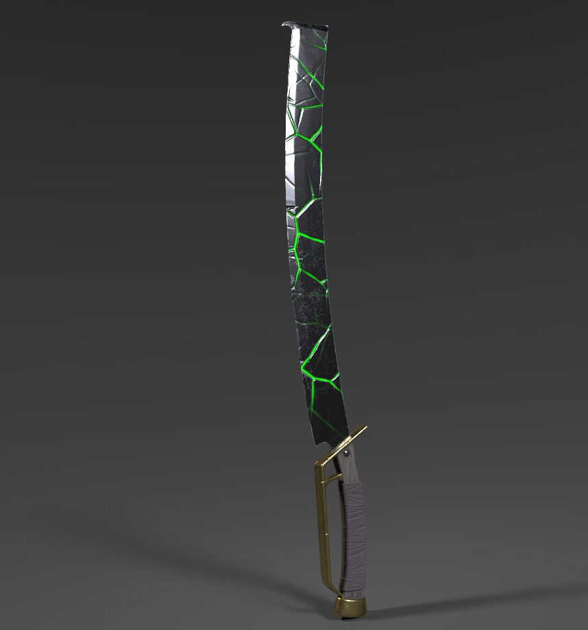 ArtStation - Corrupted Stylized Sword
