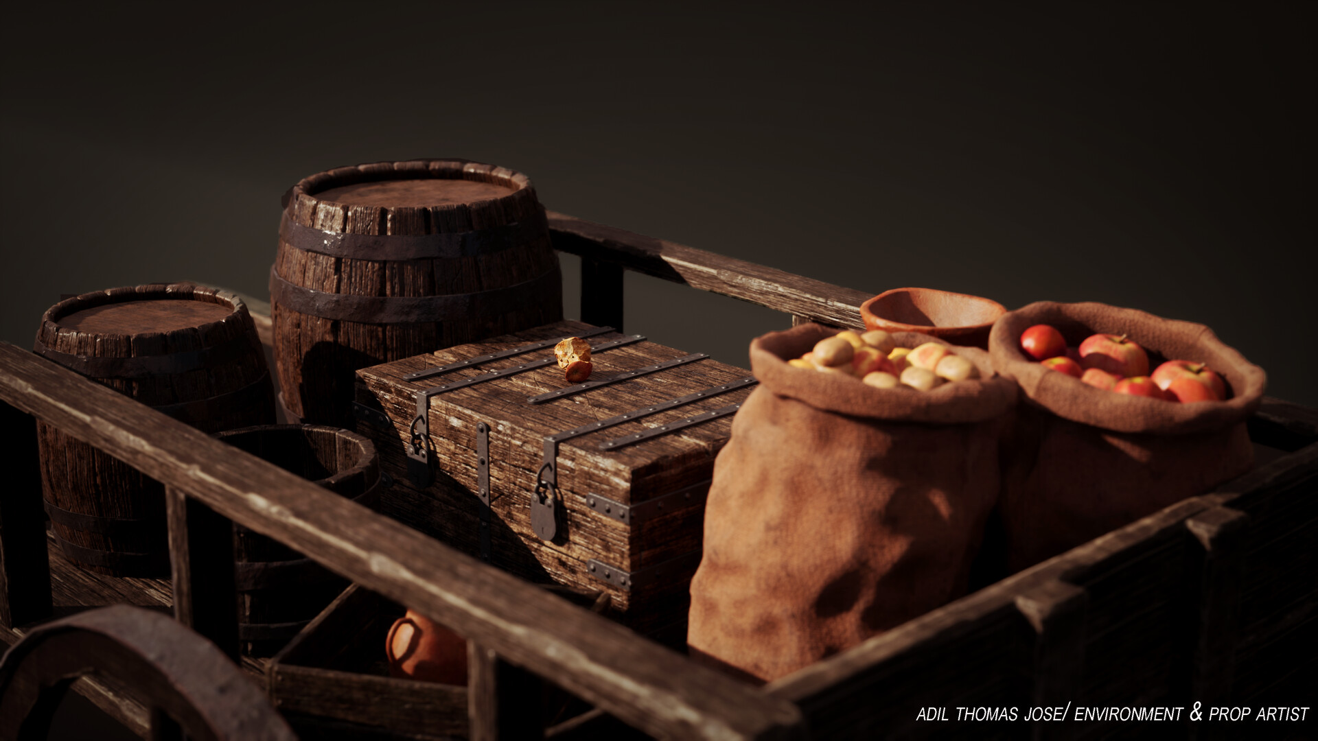 ArtStation - Medieval Cart