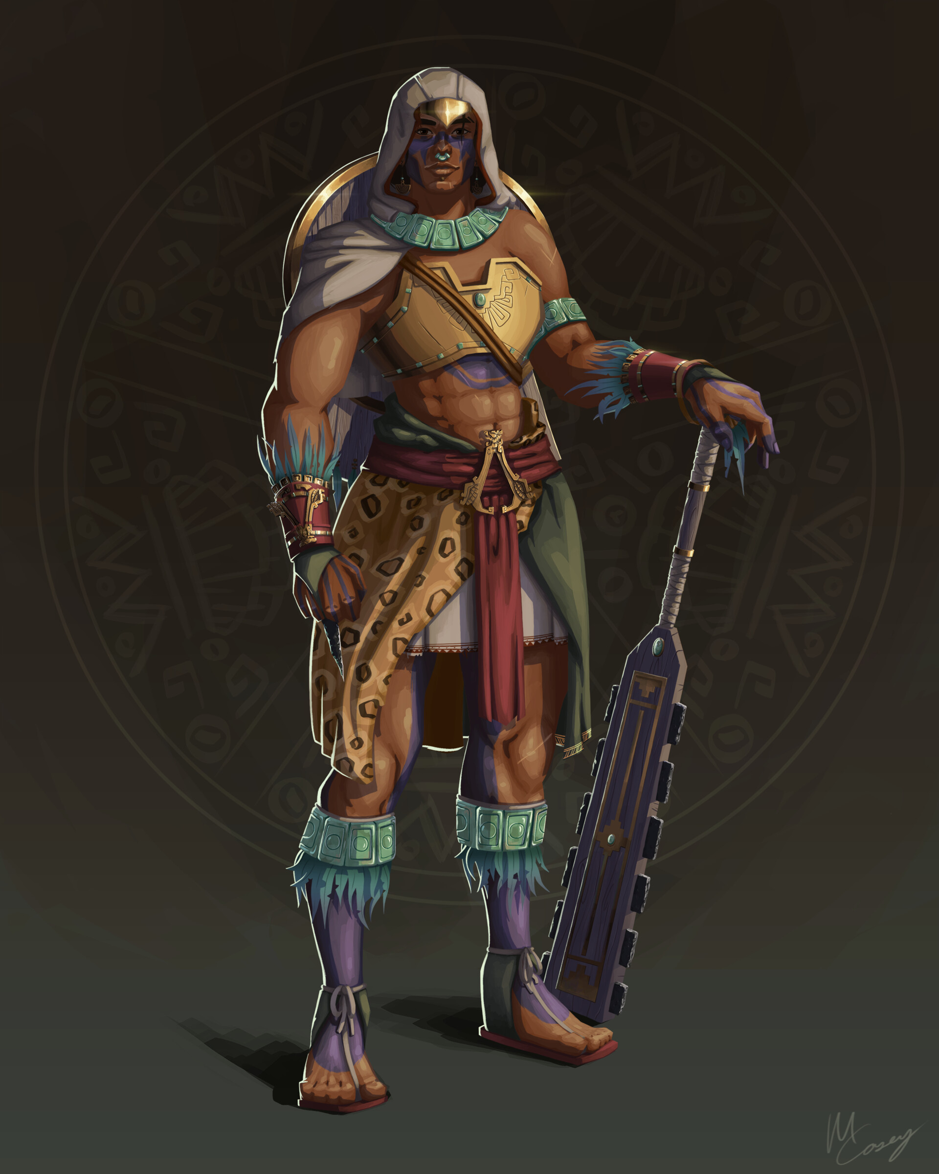 ArtStation - Guatemoc - Aztec Assassin's Creed OC