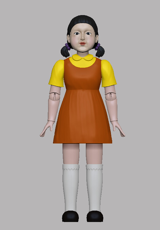 ArtStation - squid game_ 영희