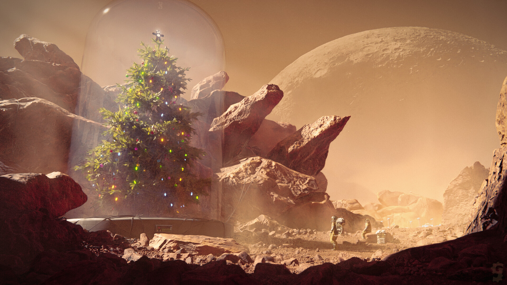 ArtStation - Christmas on Mars