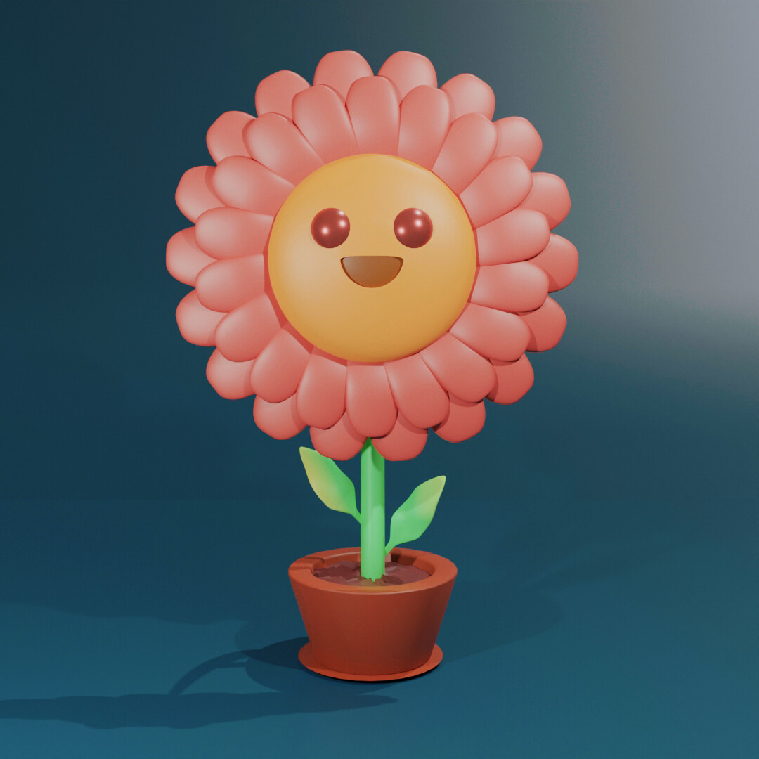 ArtStation - 3D Flower