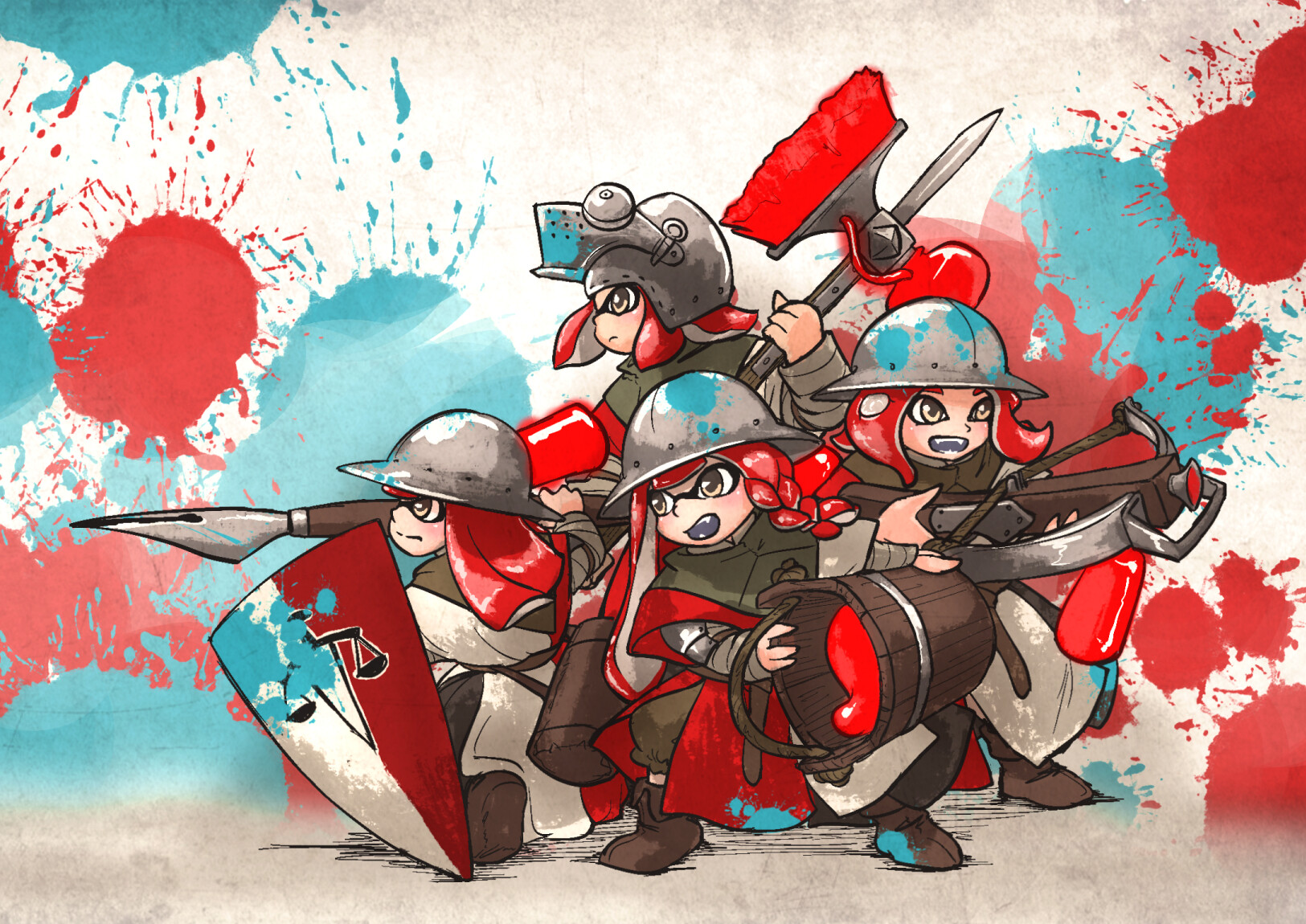 ArtStation - Ordo Mediare Sister - Splatoon fanart version