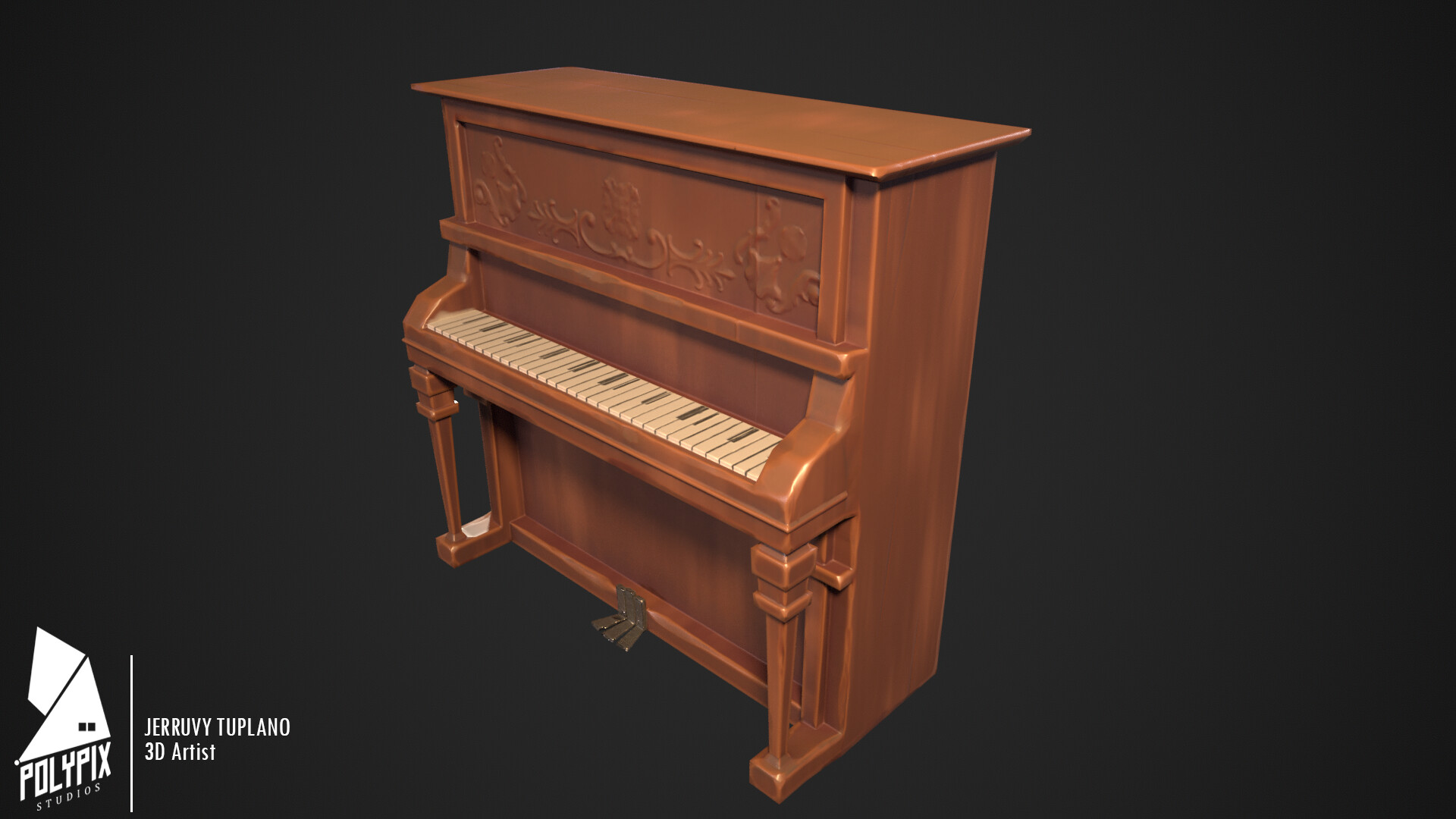 ArtStation - [STYLIZED] Old Piano