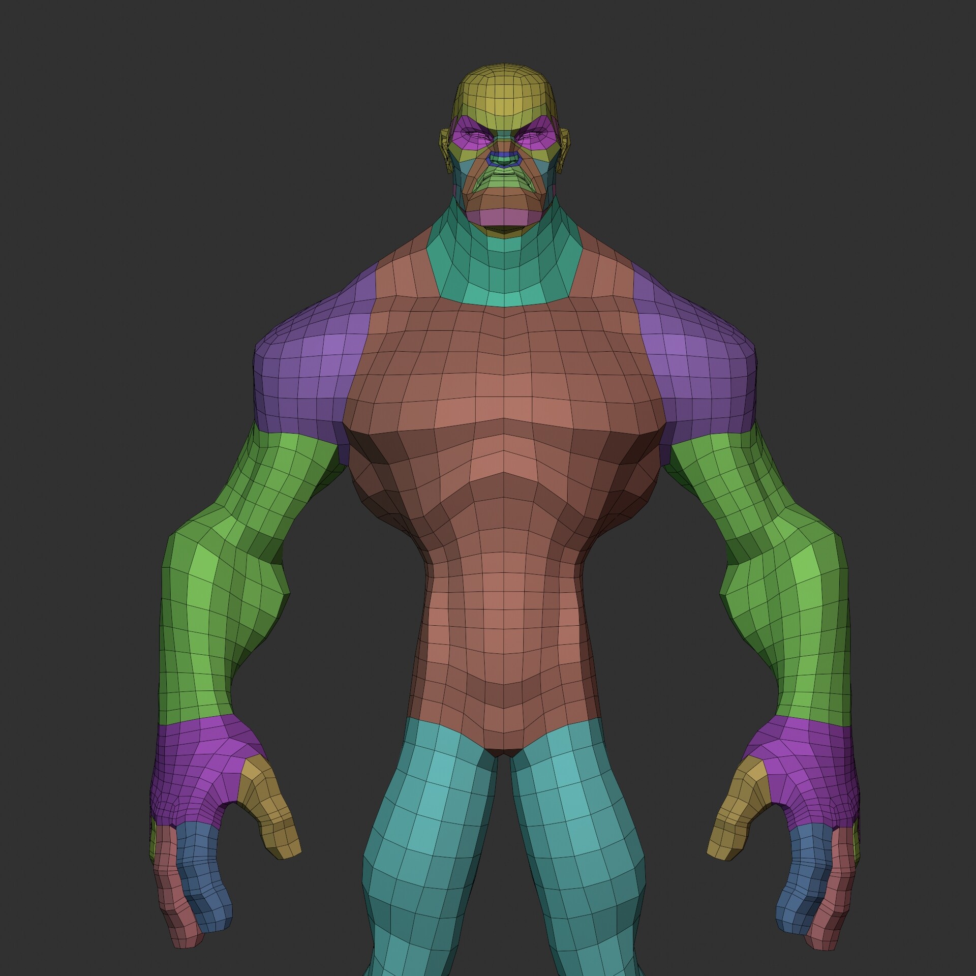 George Zaky - Stylized Hero Lowpoly Basemesh V3